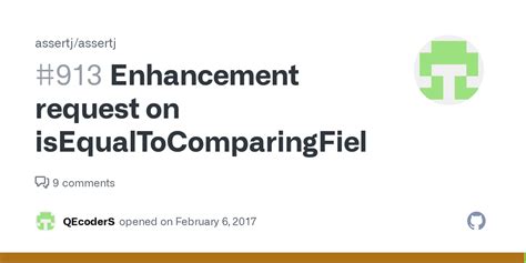 enhancement request on isequaltocomparingfieldbyfieldrecursively · issue 913 · assertj assertj
