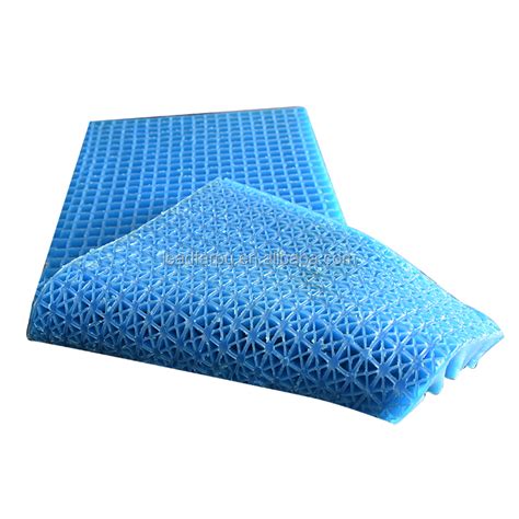 Blue Honeycomb Grid Mattress Tpe Gel Latex Mattress Memory Gel Foam