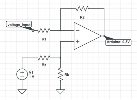 Operational Amplifier Arduino As A Voltmeter Electrical Engineering Stack Exchange