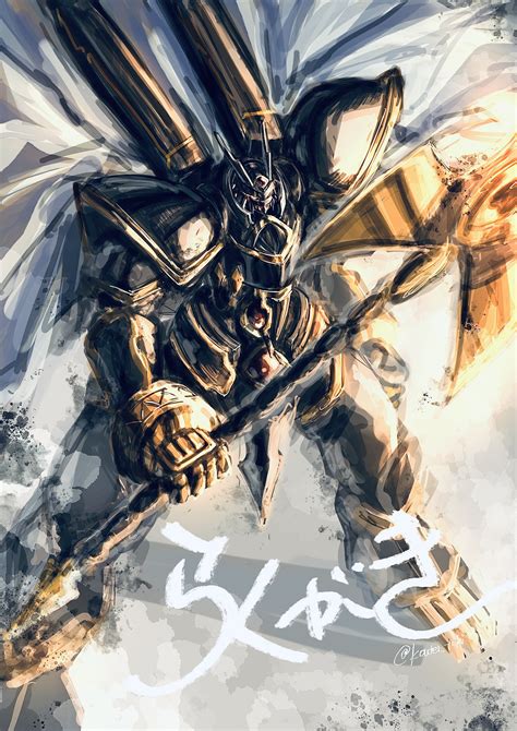 Alphamon And Alphamon Ouryuuken Digimon Drawn By Koutei Teki Danbooru