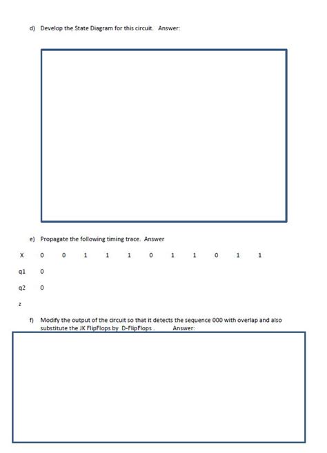 Solved Problem 1 Given The Following Sequence Detector 2