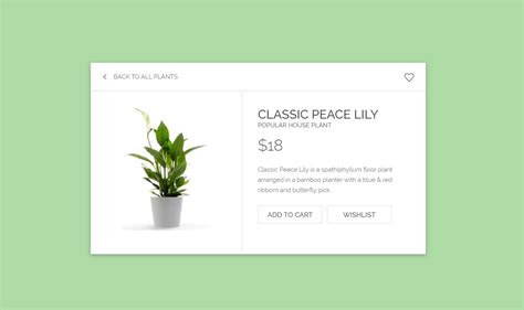 Карточки товаров Html Css