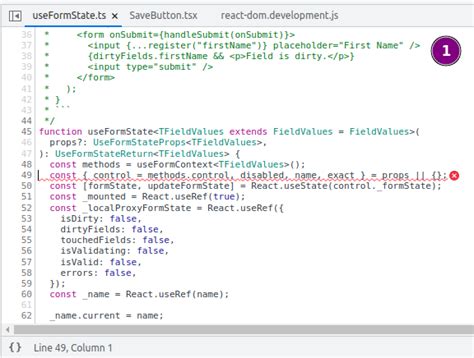 Simpleform Component Throws An Error Cannot Read Properties Of Null