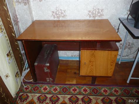 Лот 9005770 Фото 1 Старый советский письменный стол Письменные столы Shelves Interior