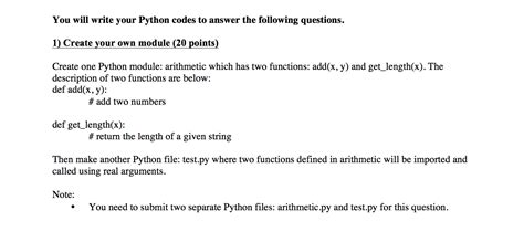 Solved You Will Write Your Python Codes To Answer The Chegg
