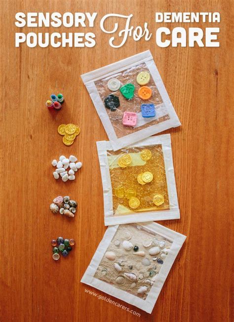 Sensory Pouches For Dementia Care Activities For Dementia Patients