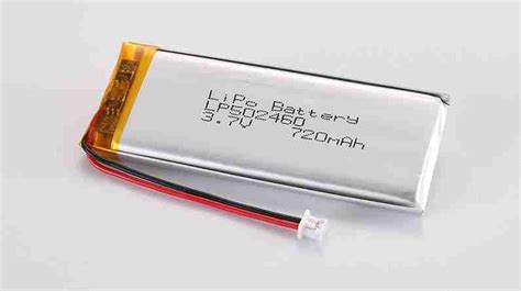Certified Lipo Battery Lp502460 37v 720mah 266wh With Protection