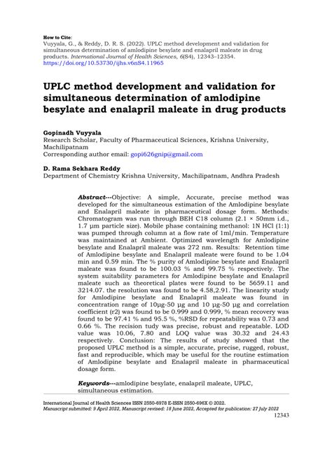 pdf uplc method development and validation for simultaneous