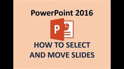 PowerPoint 2016 Arrange Slides How To Rearrange Navigate PPT