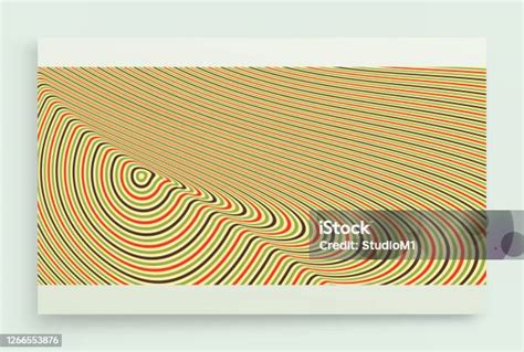 착시 패턴 추상 적무늬 배경 3d 벡터 그림입니다 3차원 형태에 대한 스톡 벡터 아트 및 기타 이미지 3차원 형태 가리기 감각 지각 Istock