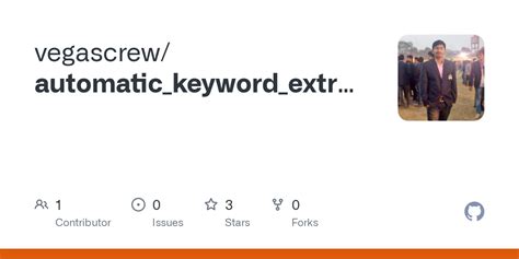 Github Vegascrewautomatickeywordextractionandsummarizationusing