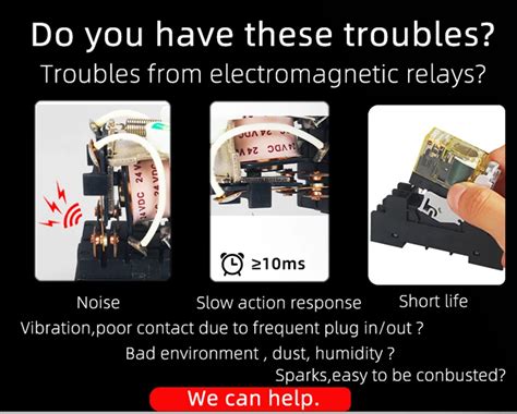 5a250vac Output Slim Interface Ssr Relay Module Din Rail 3 32vdc Input