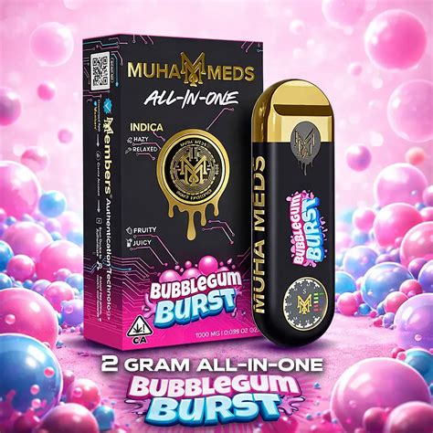 Muha Meds — Gen 3 All In One 2 Gram 5 Pack Vapemeds