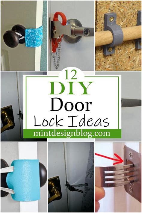 12 Diy Door Lock Ideas From Cheap Materials Mint Design Blog