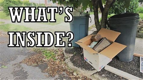 They Left This Box In The Trash Garbage Picking Ep 38 Youtube