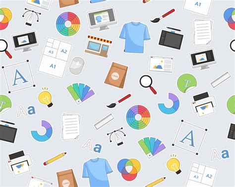 Premium Vector Vector Flat Seamless Texture Pattern Branding Design