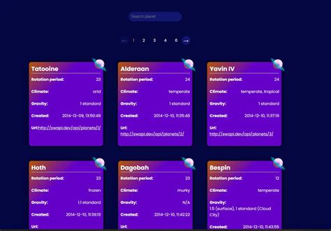Github Val089planets App Which Fetching Planets From Api