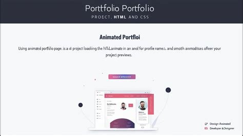 Cara Membuat Projek Portofolio Sederhana Menggunakan Html Dan Css Youtube