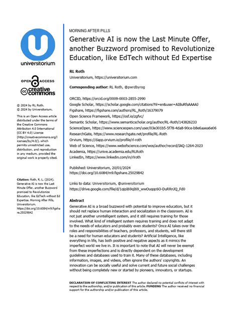 Generative Ai Is Now The Last Minute Offer Another Buzzword Promised To Revolutionize Education