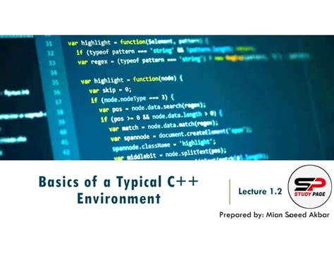 Lecture 12 Basics Of A Typical C Environmentpdf