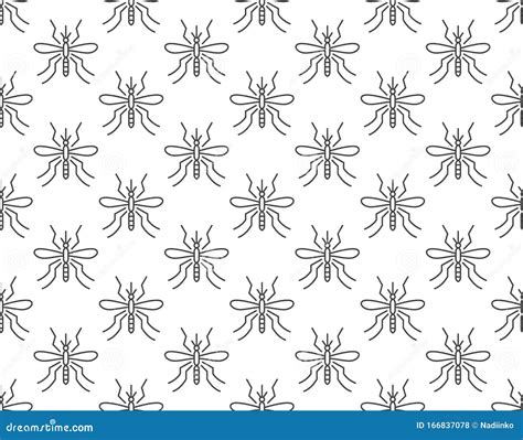 Malaria Vector Illustration Mosquito Bite Blood Infected Disease