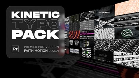 Kinetic Typography Titles Ft Abstract And Brutalism Envato