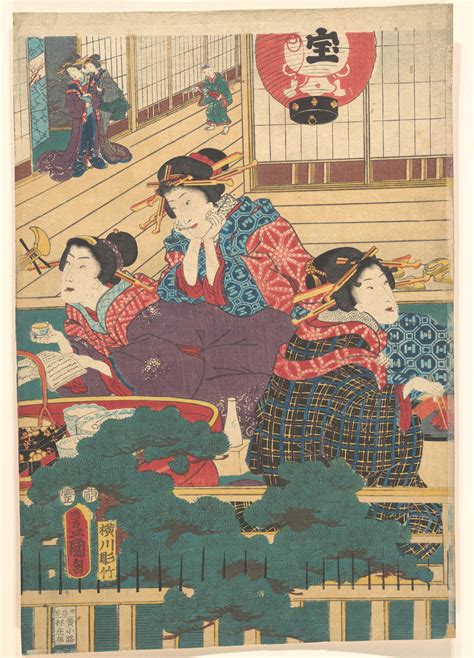 Utagawa Kunisada Print Japan Edo Period 16151868 The