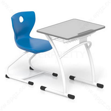 Fixed Single Classroom Desk And Chair Set School Furniture Desk And