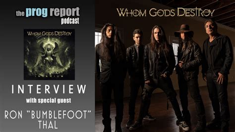 Ron Bumblefoot Thal Whom Gods Destroy Interview Insanium The