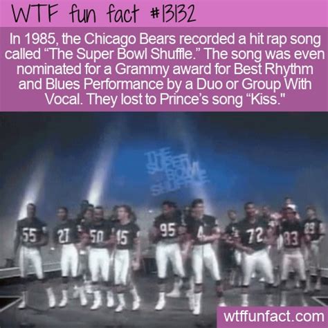 Wtf Fun Fact 13132 The Super Bowl Shuffle