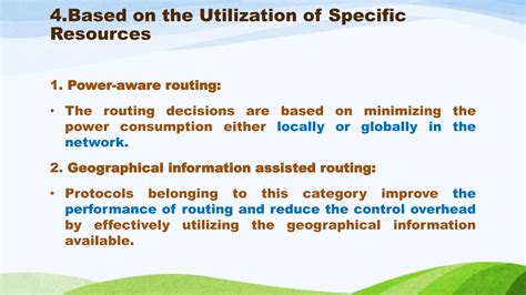 MANET Routing Protocols Issues And Classifications PPTX Computer Networking Computing