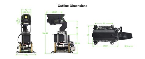 Waveshare 360° Omnidirectional High Torque 2 Axis Expandable Pan Tilt Camera Module