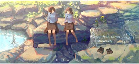 一师系列 小溪插画师花铭的自然风光插画图片 Bobopic