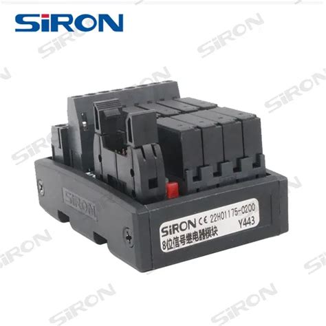 Siron Y443 PLC Relay Board 8 Pin IDC Horn Adapter Terminal Block Adapter Board Relay And PLC Relay