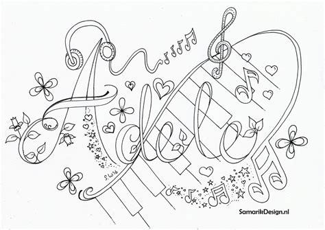 Adele Coloring Pages At Free Printable Colorings