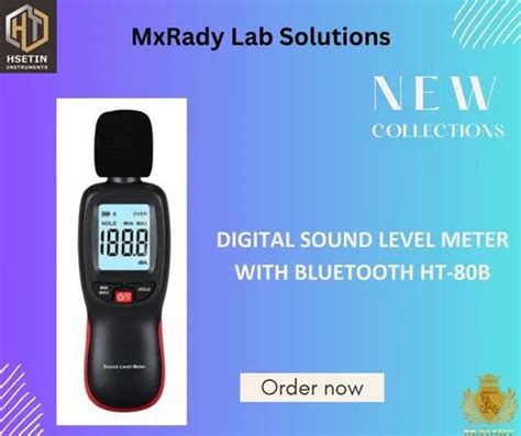 HSETIN DBA Digital Sound Level Meter With Bluetooth HT B Accuracy DB V Aaa