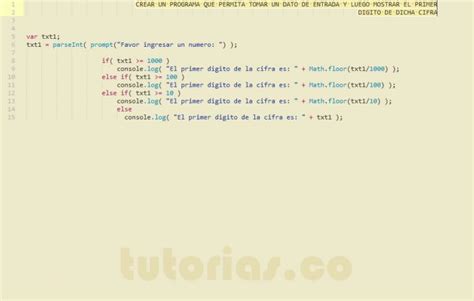 Sentencia If Else Javascript El Primer Digito De Un Numero Tutorias Co