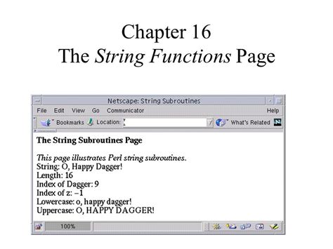 Chapter 16 Introduction To Perl Perl Practical Extraction And Report