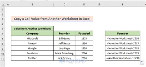 How To Copy A Cell In Excel Using Formula 7 Methods ExcelDemy