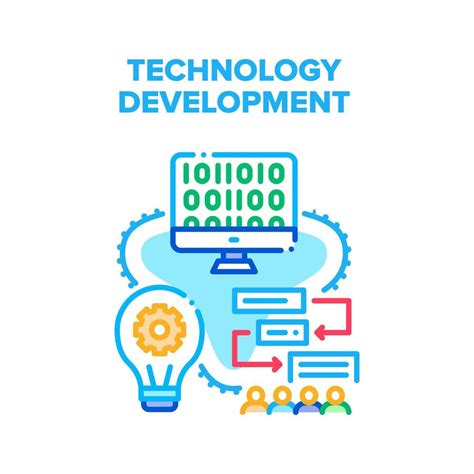 Technology Development Vector Color Illustration 17607202 Vector Art At Vecteezy