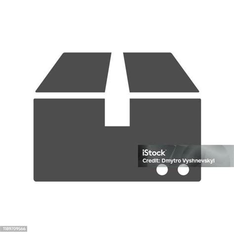 흰색 배경에 격리된 상자 벡터 아이콘입니다 웹 모바일 앱 및 Ui 디자인을 위한 패키징 박스 아이콘 0명에 대한 스톡 벡터 아트 및 기타 이미지 Istock