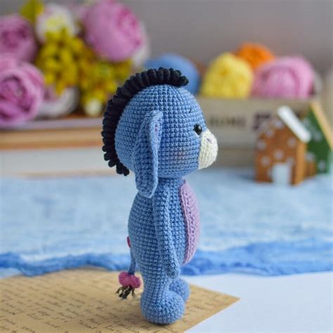 Crochet Amigurumi Eeyore Pattern Pdf Download Etsy