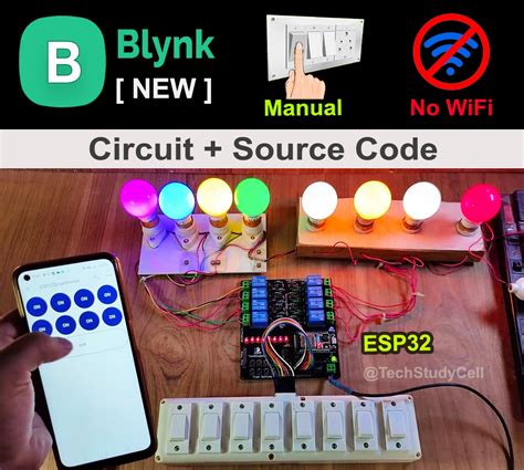 Gallery Home Automation Project Using Esp32 And Blynk Iot