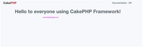 How To Install Cakephp Framework On Ubuntu 2404 Computingforgeeks