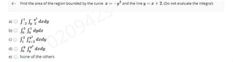 Solved Find The Area Of The Region Bounded By The Curve Chegg