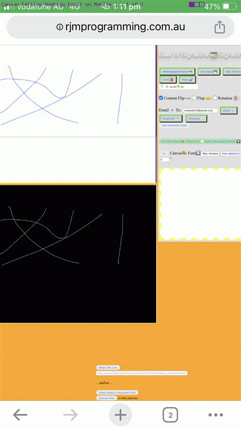 Canvas Sharing Via Email Hashtagging Mobile Tutorial Robert James Metcalfe Blog
