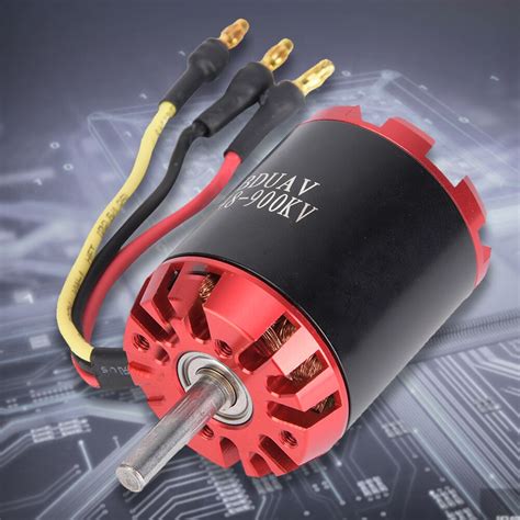 1pcs Red Black Stainless Steel External Rotor Brus Grandado