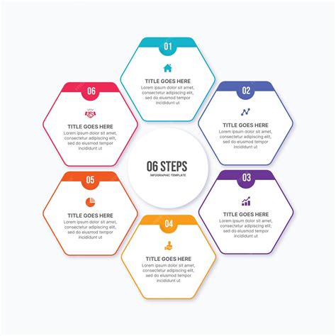 Premium Vector Hexagonal Cycle Business Infographic Design Template