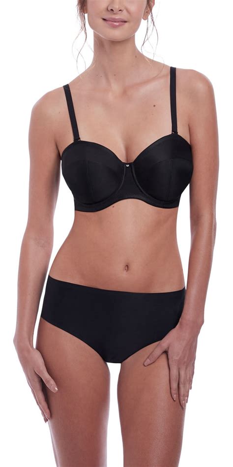 Fantasie Arura Moulded Strapless Bra Black