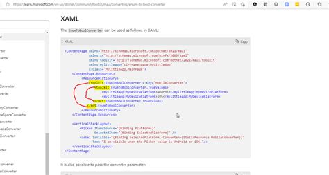 the xmlns namespace in the xaml opening tag is different than in the closing tag · issue 150